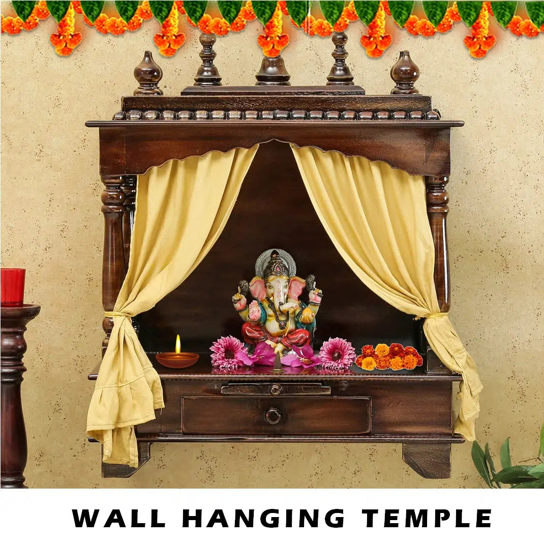 Wall Mounted Wooden Temples | D'DASS Store