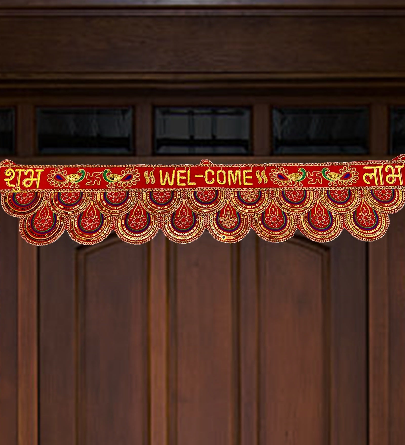 38" Handmade Bandarwal Torans for Entrance Door | Temple Decoration ...