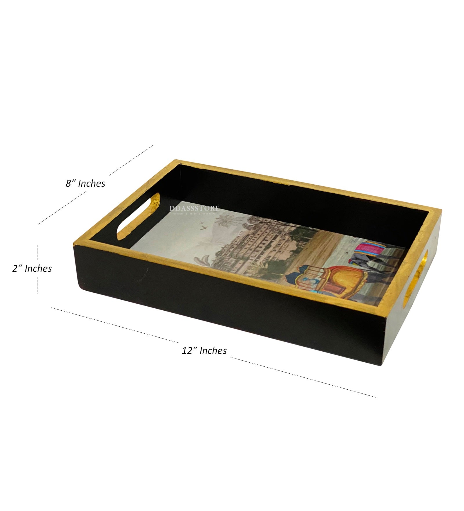 Royal Wooden Pooja Tray & Thali for Home Temple | D'DASS Store