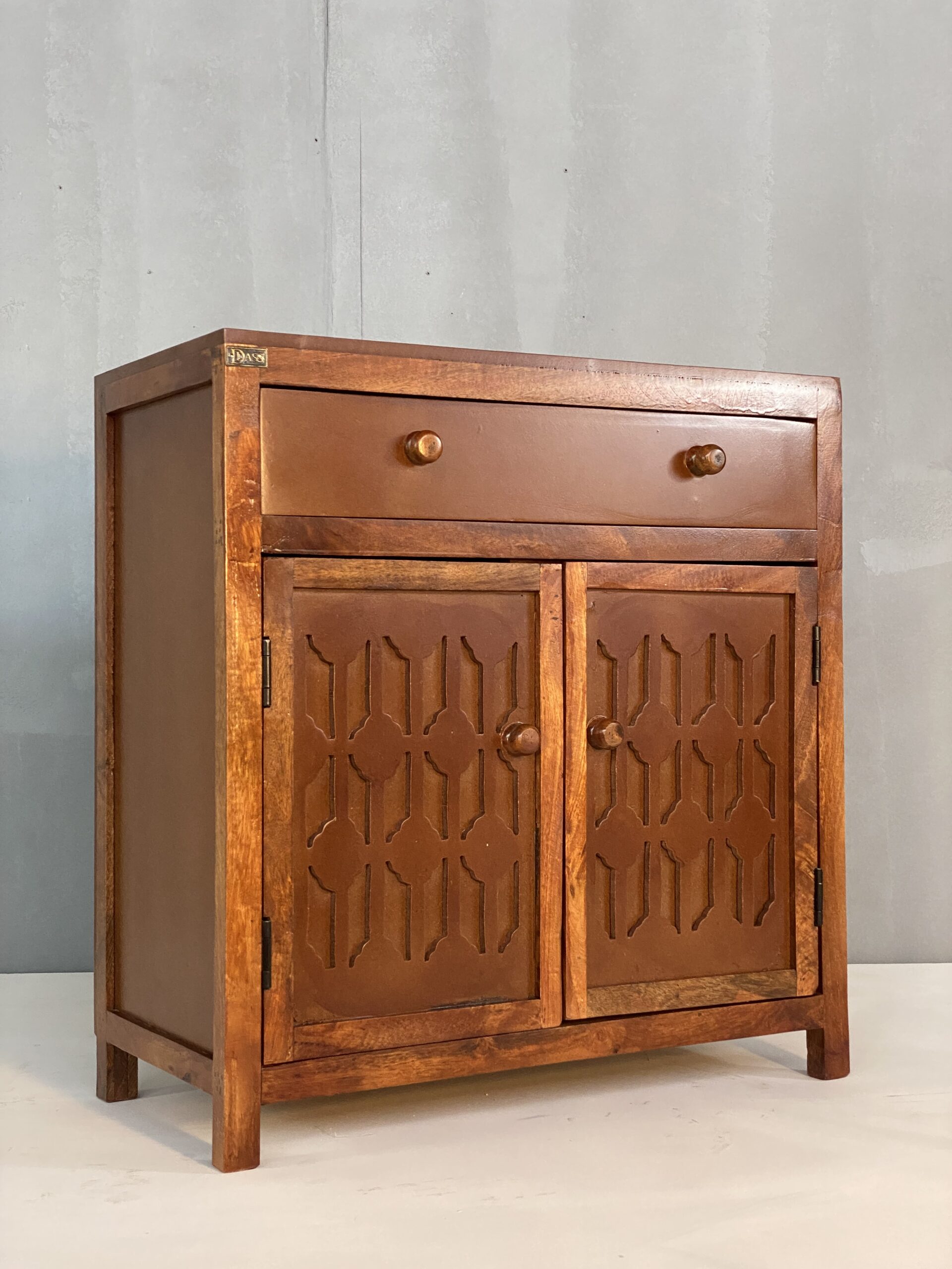 Wooden Puja Temple Cabinet for Home | WT2425Cabinet_Honey | D'DASS Store