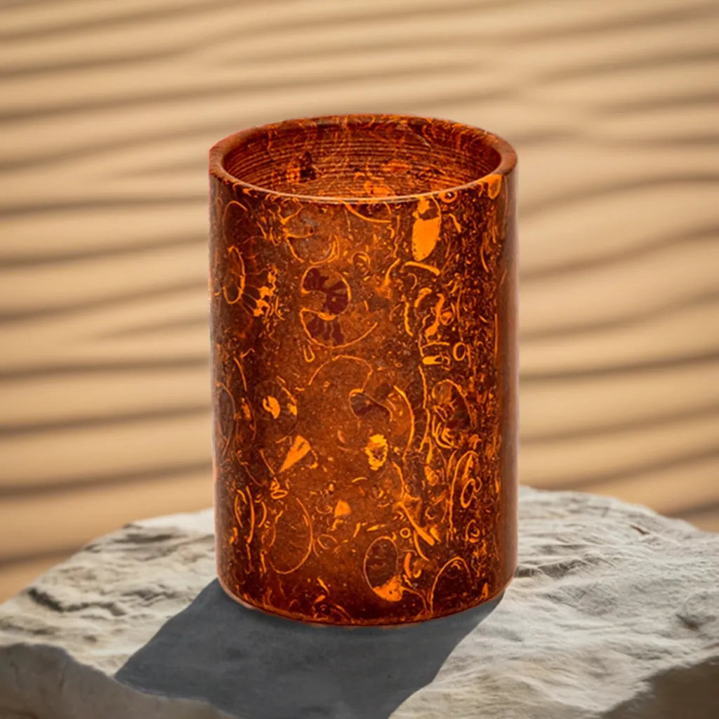 Jaisalmer Fossil Habur Stone 5" Glass online in india at best price