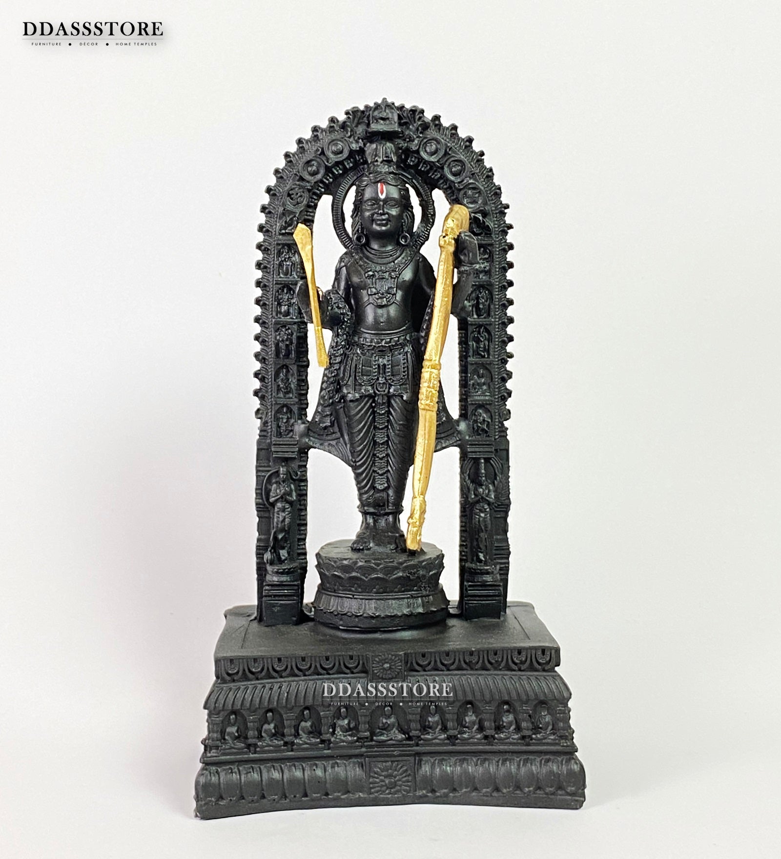 Shri Ram Lalla Idol Miniature Sculpture Height 7 Inch, Shri Ram Murti ...