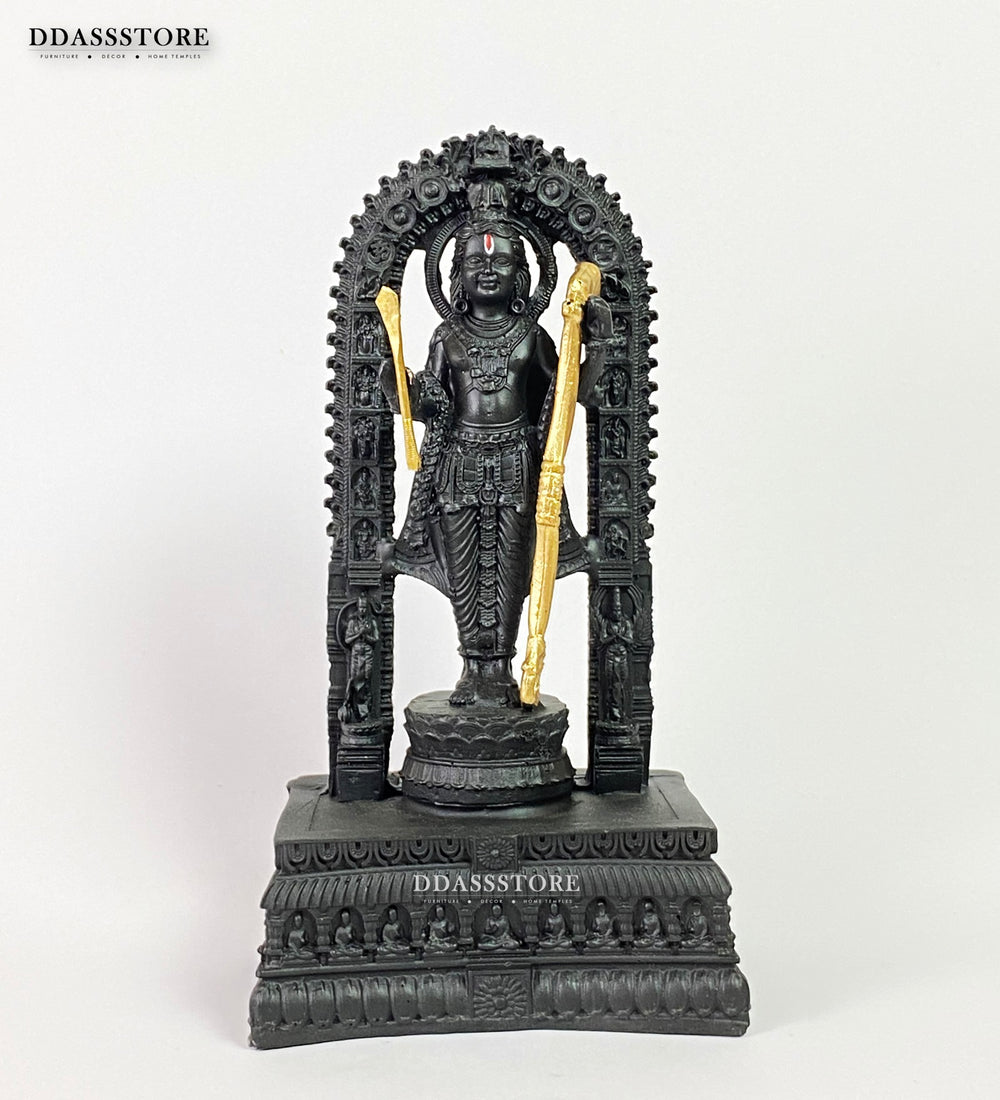 Shri Ram Lalla Idol Miniature Sculpture Height 7 Inch, Shri Ram Murti ...